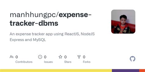 github manhhungpc expense tracker dbms an expense tracker app using