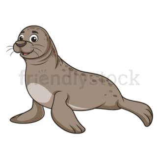 Cartoon Sea Lion Clipart Vector FriendlyStock