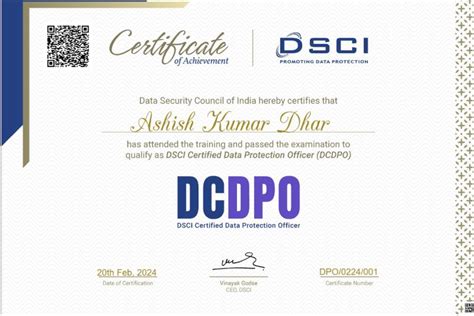 Ashish Kumar Dhar On Linkedin Dataprotectionofficer Datasecurity