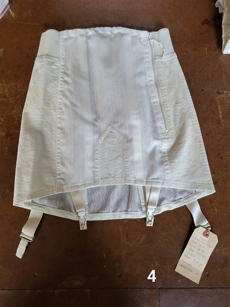 Vintage 50s Girdle Open Bottom Corset Sz 30 Deadstock Etsy