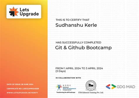 Sudhanshu Kerle On Linkedin Git And Github Bootcamp