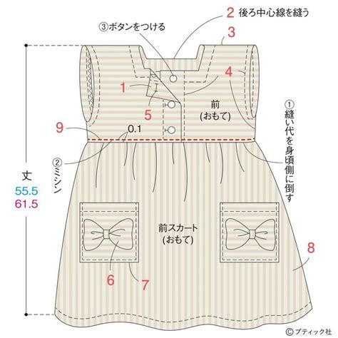 こども服「スクエアネックのワンピース（型紙不要）」作り方｜ぬくもり 子供服リメイク こども 服 子供服 型紙