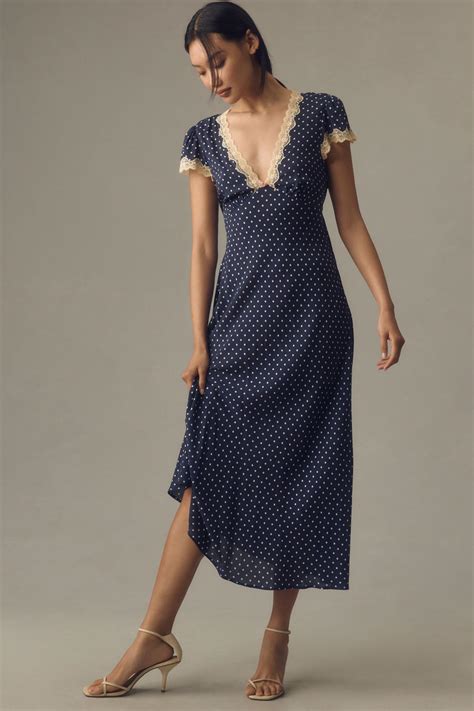 Rixo 클라리스 미디 드레스 앤트로폴로지 한국 공식 스토어 유니크한 여성 패션 및 라이프스타일 편집샵 200개이상의 프리미엄 브랜드 여성 의류 액세서리 홈