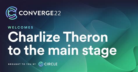 Alison Mceachern On Linkedin Charlize Theron To Speak At Circles Crypto Ecosystem Conference