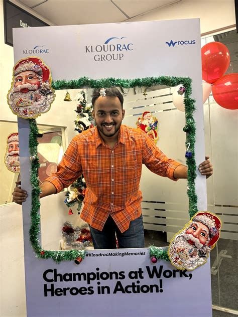 Balram R P On Linkedin Christmas Celebration At Office Kloudrac Group Merry Christmas My…