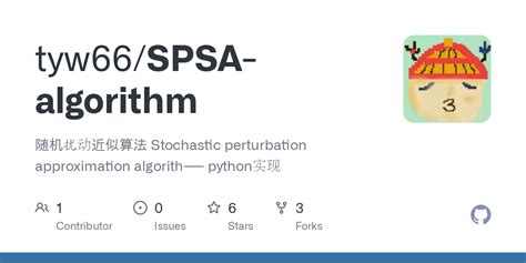 GitHub tyw SPSA algorithm 随机扰动近似算法 Stochastic perturbation approximation algorith python实现