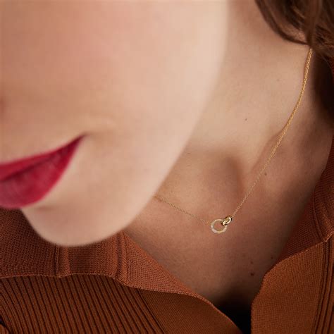 14k Gold Handcrafted Pavé Diamond Linked Necklace Jewelry Mejuri