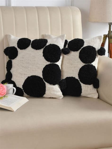 Wisdom Decor Sofa Cushion Cover Cotton Cushion Covers 16 Inch X 16