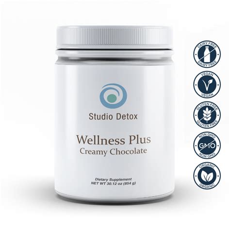 Studio Detox Wellness Plus Creamy Chocolate 854 G Doctors Studio Store