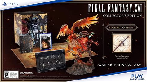 Behold The Final Fantasy XVI Collector S Edition And Pre Order Bonuses