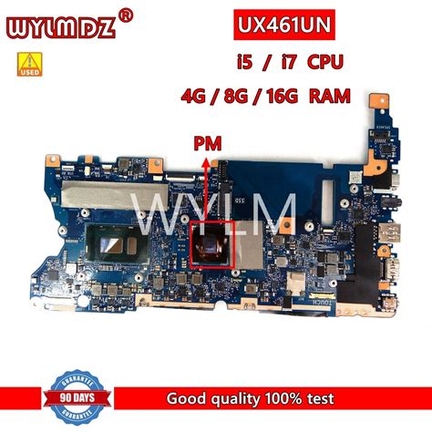 Placa Base Usada UX461UN MX150 2G GPU I5 I7 8th CPU 8G 16G RAM Para