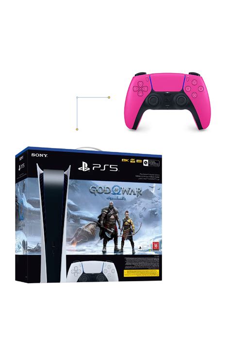 Geekay Ps5 Console With God Of War Controller Pink Mall Of The