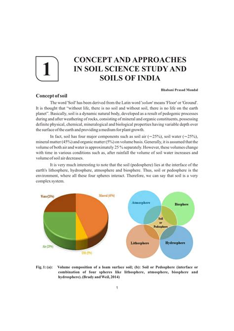 PDF CONCEPT AND APPROACHES IN SOIL SCIENCE STUDY AND SOILS OF INDIA