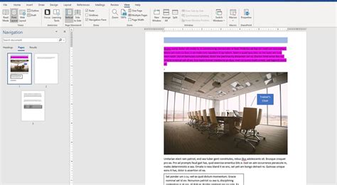 Changing Word Document Views