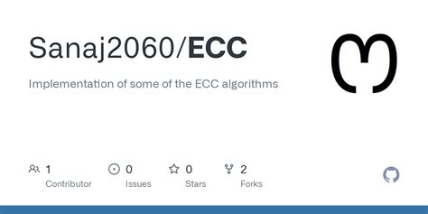 Github Sanaj2060ecc Implementation Of Some Of The Ecc Algorithms