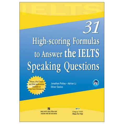 31 High Scoring Formulas To Answer The Ielts Speaking Questions Sách Nhân Văn