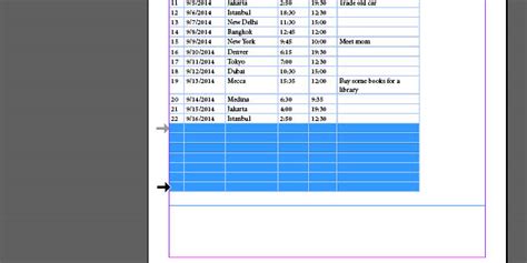 Importing An Excel Table To Design A Schedule In Adobe Indesign Envato Tuts