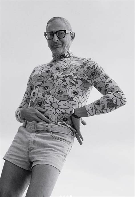 Jeff Goldblum Modeling 1 6 Inch Short Shorts For Prada Makes Me Want To