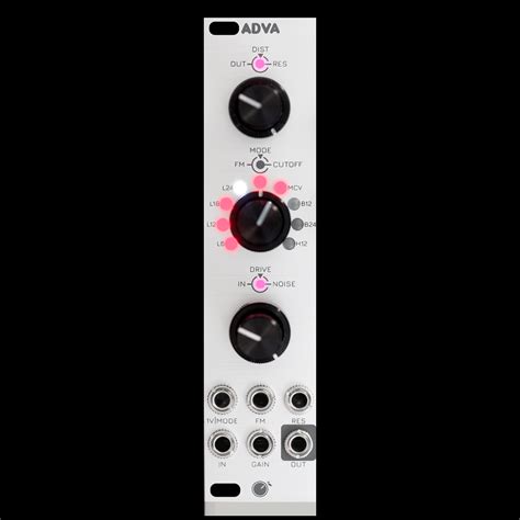 Plum Audio Adva Eurorack Multimode Acid Filter Module 3u Silver Elevator Sound