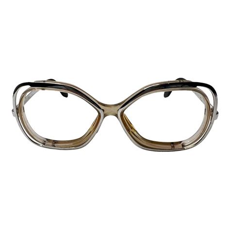 Silhouette Eyeglasses Unkown Brand Silver Gold Rimless Frame Austria