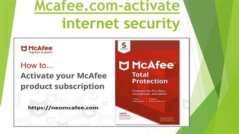 PPT Mcafee Com Activate Steps To Get McAfee With Product Key PowerPoint Presentation