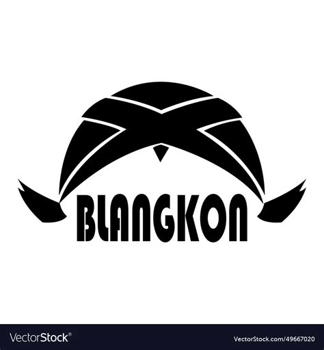 Blangkon Icon Logo Design Template Royalty Free Vector Image