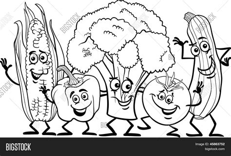 Legumes Para Colorir