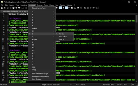 Windows Reg Recognized But No Syntax Highlighting · Issue 10330