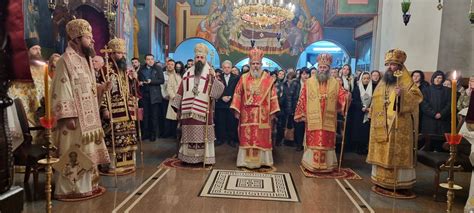 Литургија во храмот св Петнаесет Тивериополски маченици во Струмица