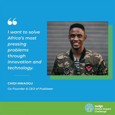Nudge Global Impact Challenge On Linkedin Meet Chidi Nwaogu Another