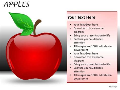 Apples Powerpoint Presentation Slides DB PowerPoint Slides Diagrams Themes For PPT