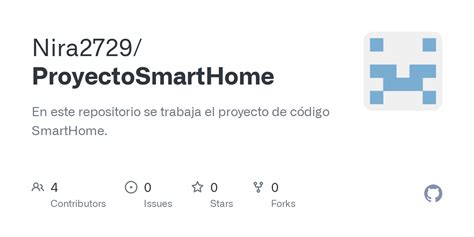 Github Nira2729proyectosmarthome En Este Repositorio Se Trabaja El