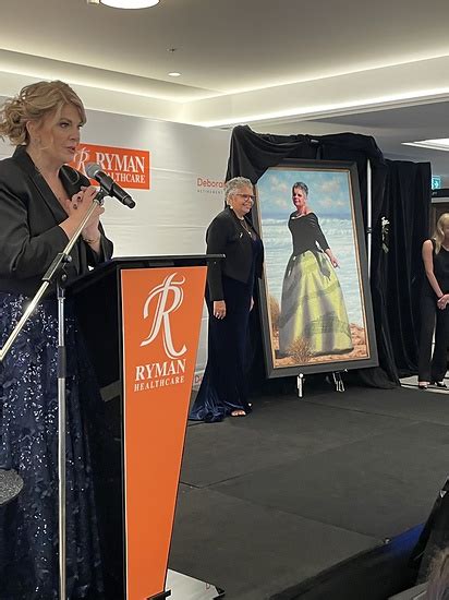 Unveiling Of My Portrait Of Deborah Cheetham At The Deborah Cheetham Village Vicki Sullivan Blog