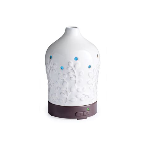 Aroma Oil Diffuser White Rustic Enigma