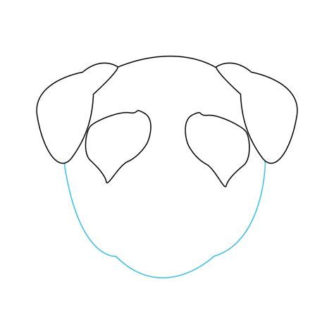 How To Draw A Pug Face Step By Step