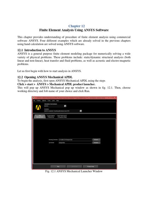 Introduction To Apdl Pdf Finite Element Method Truss