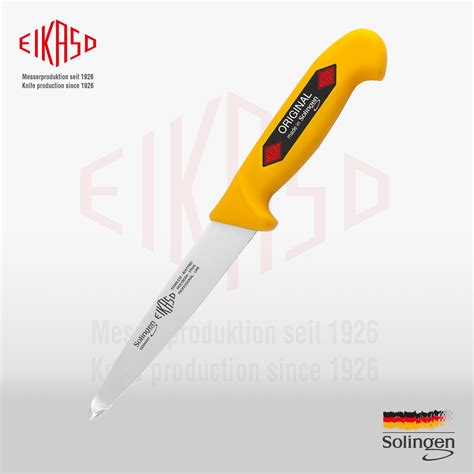 Нож для потрошения, прямой, жесткий 15 см. Eikaso Solingen 1321530-312 ...