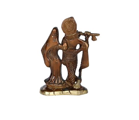 Buy Radha Krishna Brass Statue Online In India At Best Price Modern