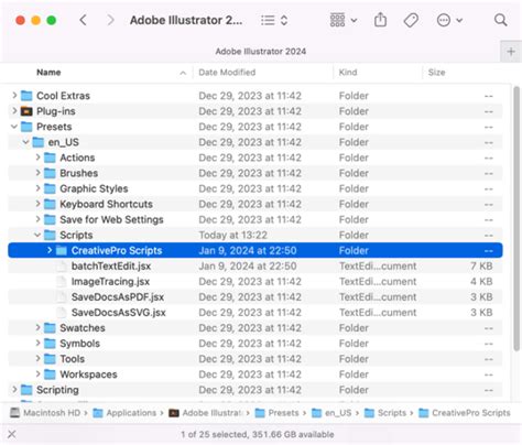 How To Install Scripts In Adobe Illustrator CreativePro Network