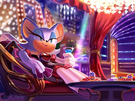 Rouge The Bat Sonic Drawn By Miitara Danbooru