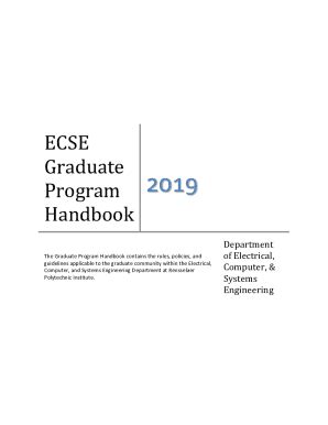 Fillable Online Ecse Rpi MS Degree ProgramsCase School Of Engineering