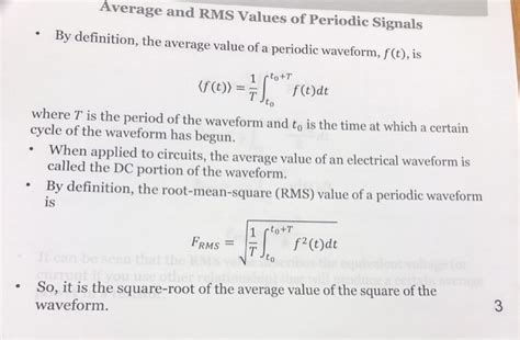 Solved Need To Find Average And Rms Values Of The Waveform