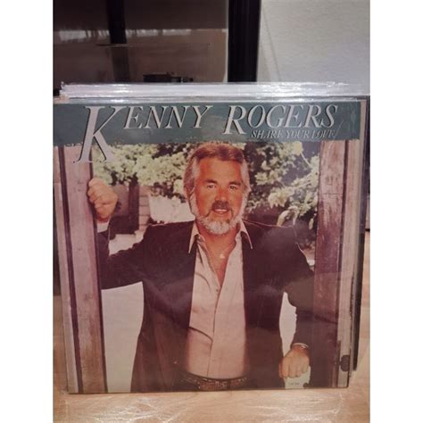 Kenny Rogers Share Your Love Vinyl Lp Used Shopee Malaysia