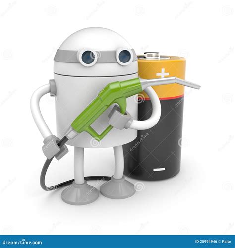 Robot With Plug And Battery Royalty Free Stock Image Image
