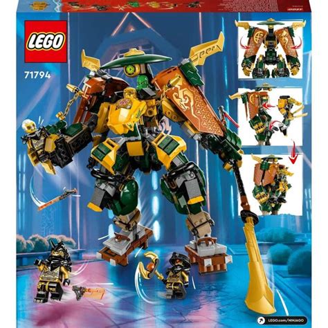 Zestawy Konstrukcyjne Lego Ninjago Lloyd Arin And Their Ninja Robot Team Plakaty Prezenty