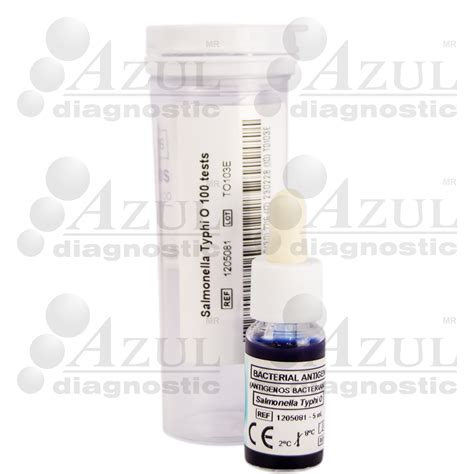 SALMONELLA TYPHI O 5 ML Spinreact Azul Diagnostic