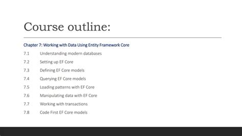 Event Driven Programming Course Outline Pptx