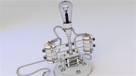 램프 스팀 펑크 264 3d 모델 132 3ds Fbx Obj Free3d