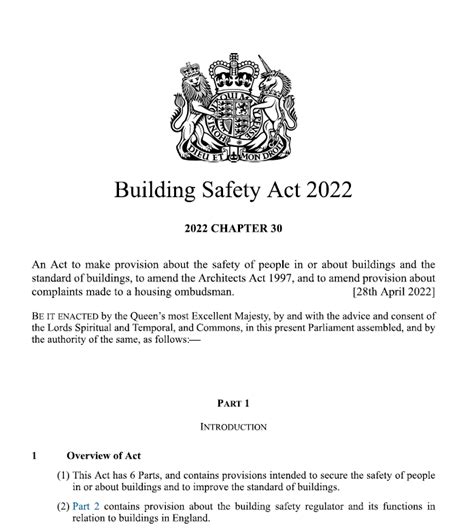 Building Safety Act 2022 Safeguard Consultancy Services Fire