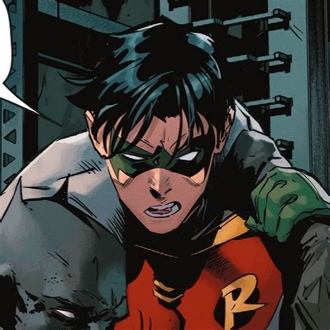 Tim Drake And Bruce Wayne Matching Icons Nightwing Dc Comics Art Batman